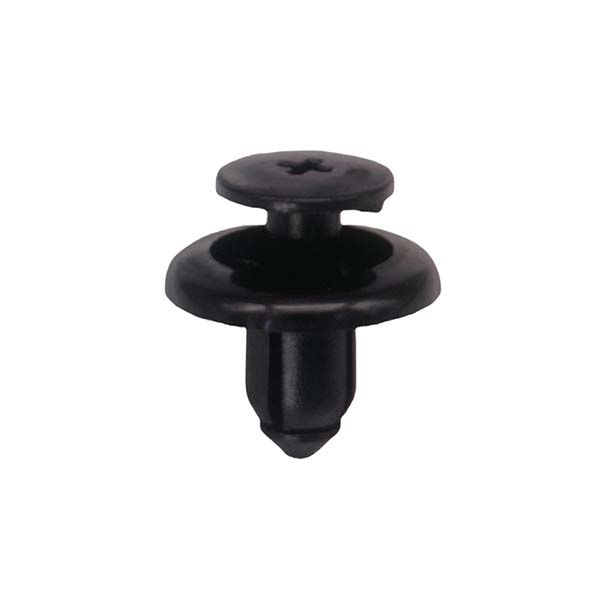 Push Type Retainer Nylon Phillips Head Ford / Mazda Black Gloss Finish ...