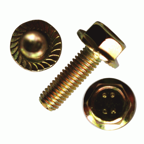 Tensilock Screws DIN 6921 Grade 8.8 Yellow Passivated Archives | AutoFast