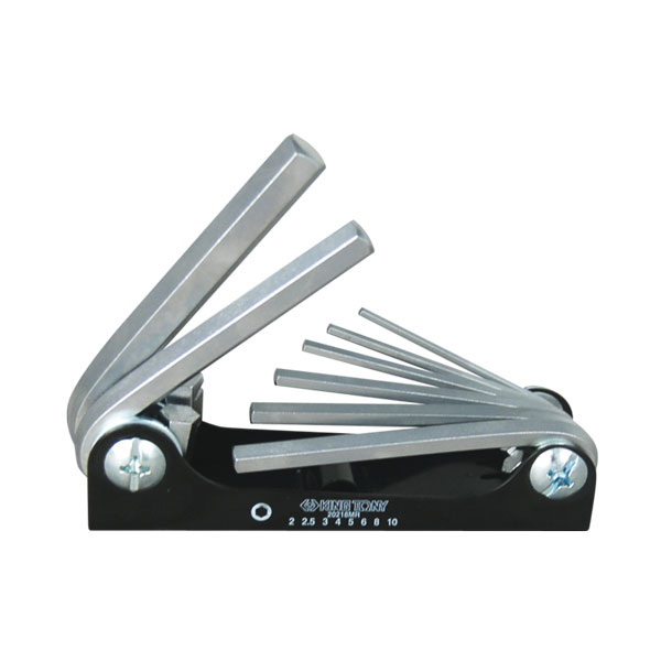 King Tony 8 PC. Folding Hex Key Set M 2 -M10 | AutoFast