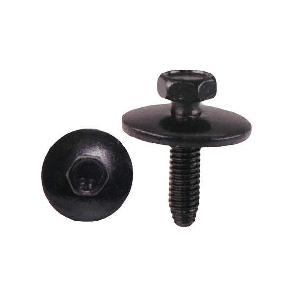 SEMS Screw with Washer M 6 x 22 General Motors Black | AutoFast