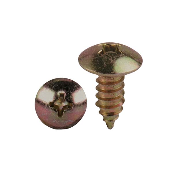 Self Tapping Screw Phillips Round Head Universal Yellow | AutoFast