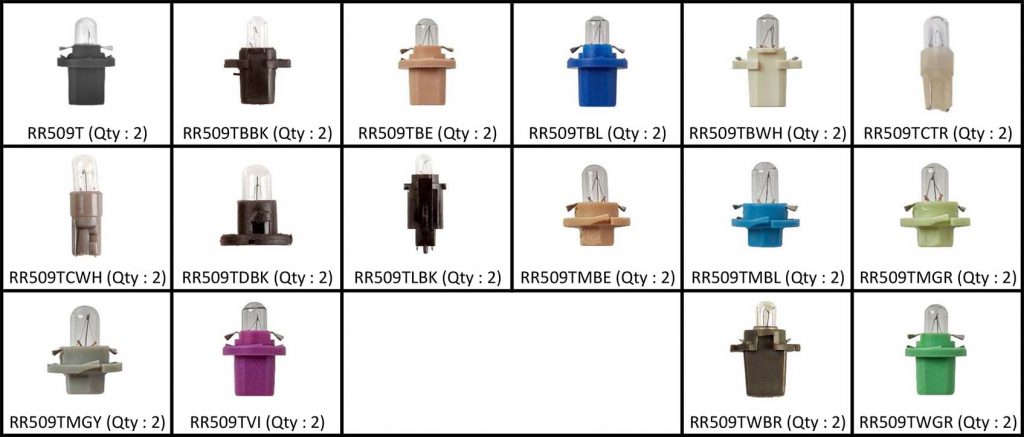 12V Instrument Globe Assortment 33 pcs | AutoFast