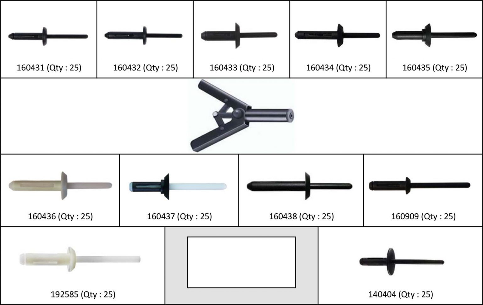 Jumbo Tensilock Screw & Nut Assortment 416 pcs | AutoFast