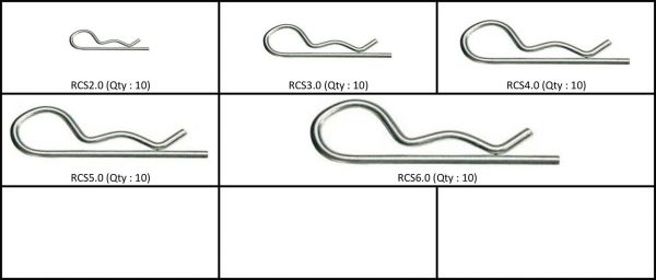 Single Loop R-Clip Assortment 51 pcs | AutoFast