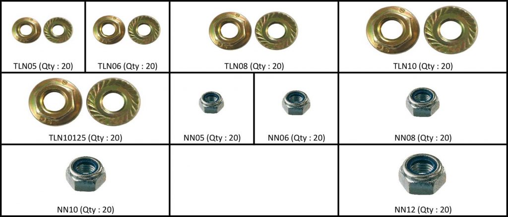 Tensilock & Nylock Nut Assortment 201 pcs | AutoFast