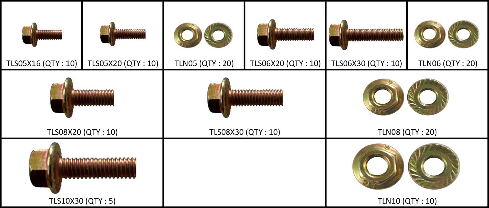 Tensilock Screw & Nut Assortment 136 pcs | AutoFast