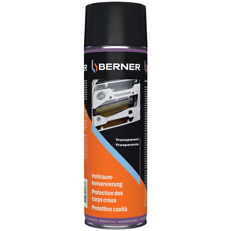 Berner Cavity Protection Wax Transparent 500 ml | AutoFast