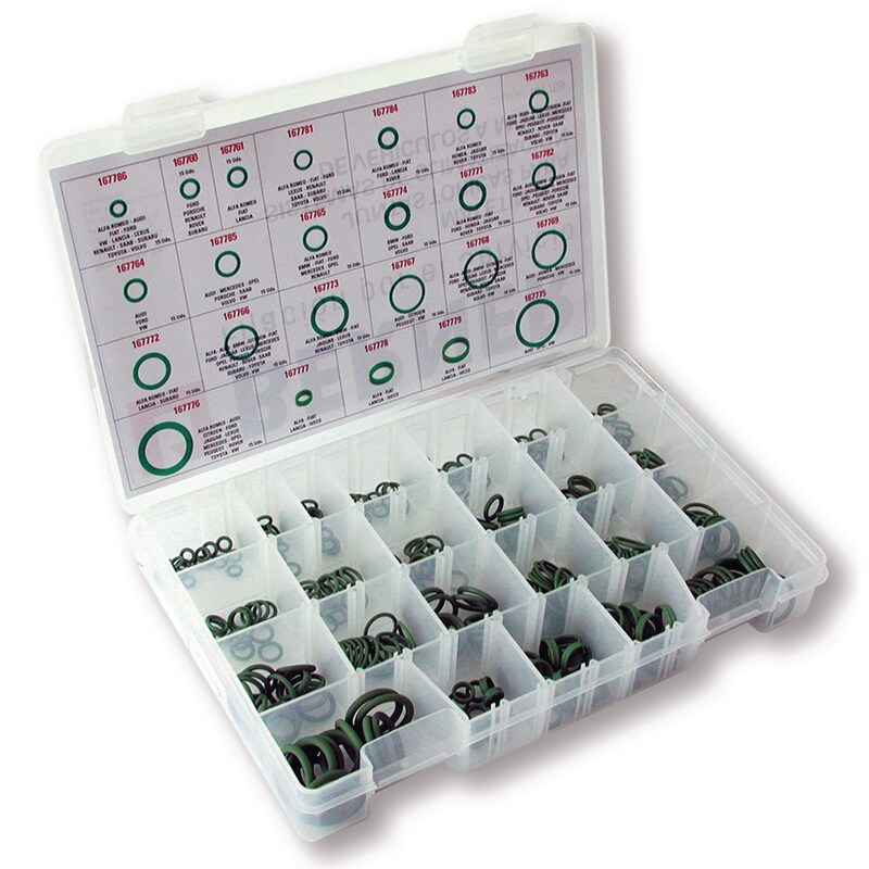 O-Ring Assortment for Air Conditioning Systems 190 Pieces | AutoFast
